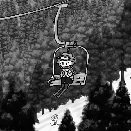 ski hill - ibisPaint