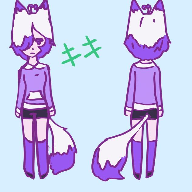 My oc design sheet for my cousin - ibisPaint