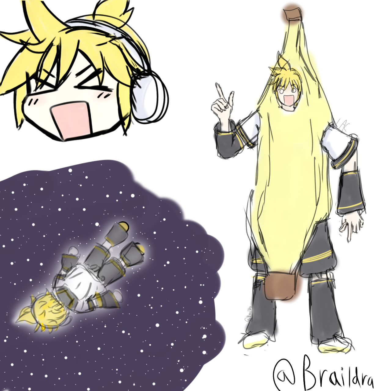 Banana Len - ibisPaint