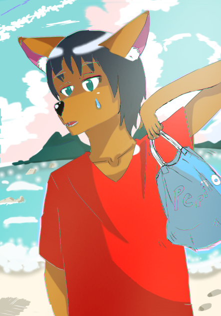 la plage - ibisPaint