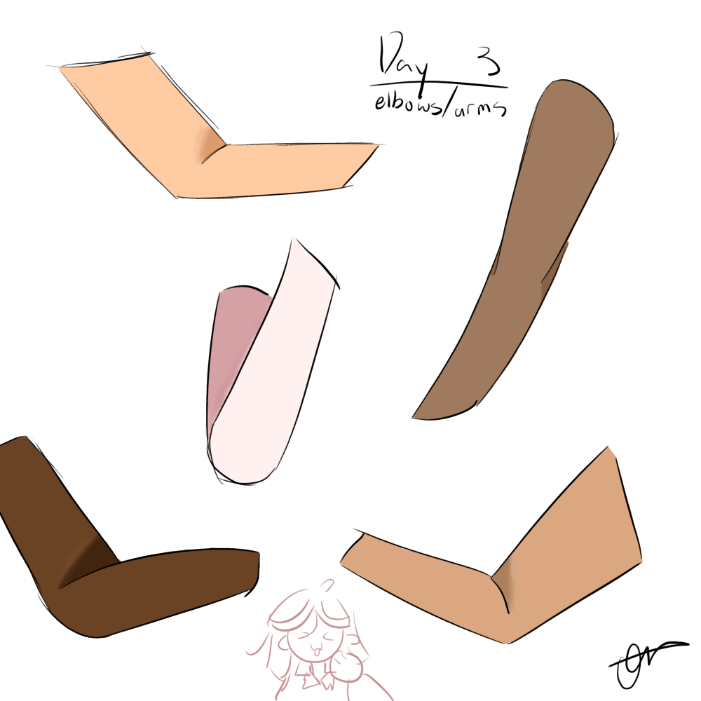 Day 3-elbows and arms- - ibisPaint