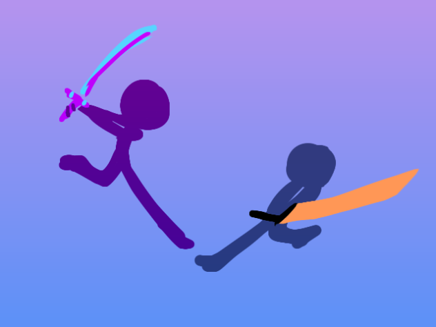 two little fellas fighting - ibisPaint