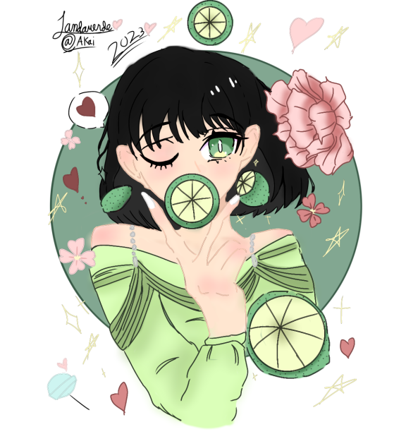Lemon anime girl - ibisPaint