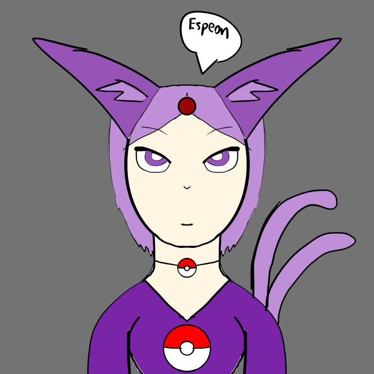 female human espeon - ibisPaint