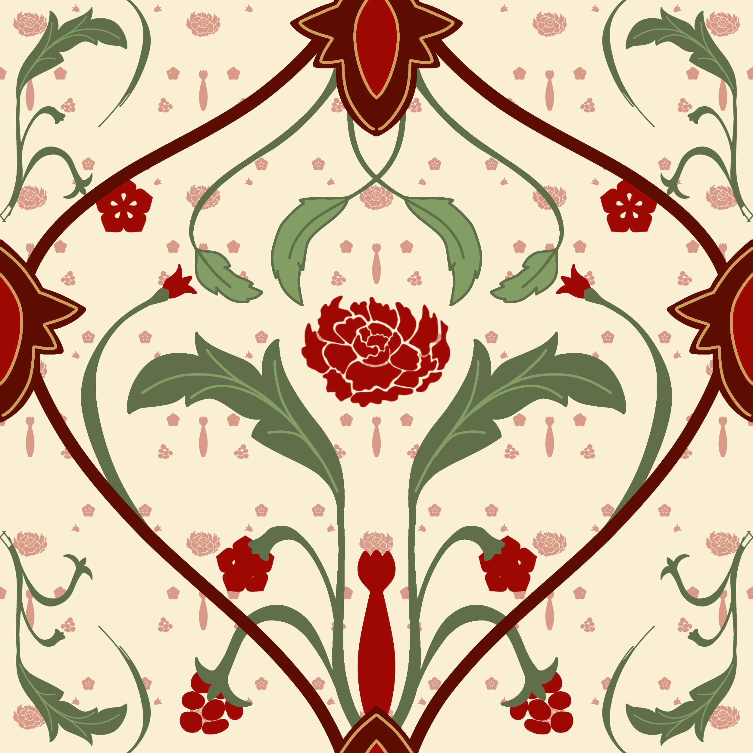 noveau art pattern2 - ibisPaint
