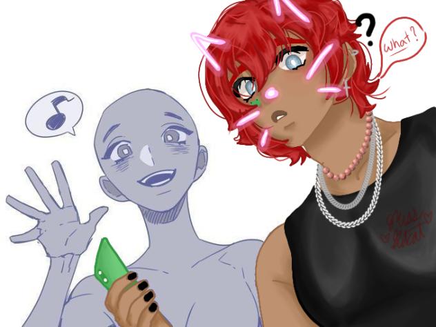 They put a filter on him - ibisPaint