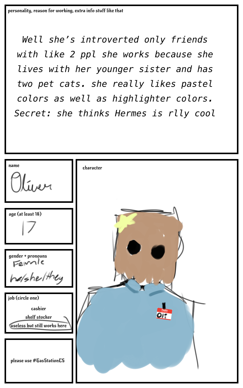 Job application lmao - ibisPaint