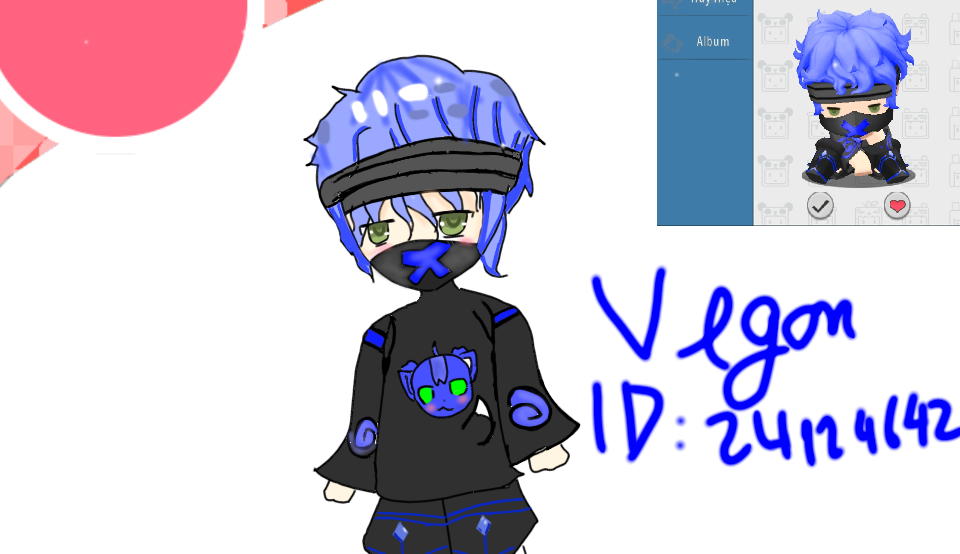 hình vẽ vegon mini world - ibisPaint