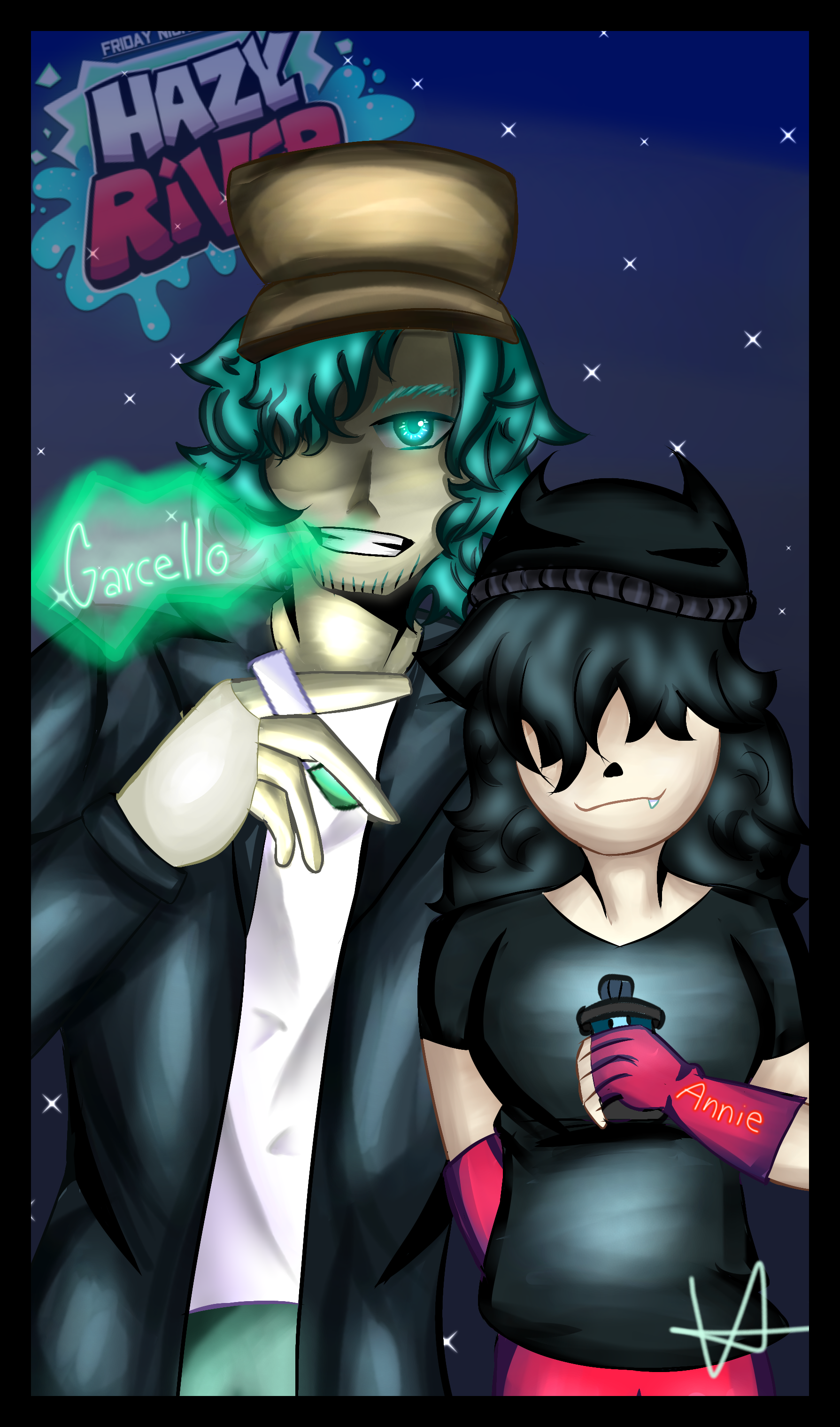 Fnf Hazy River - ibisPaint
