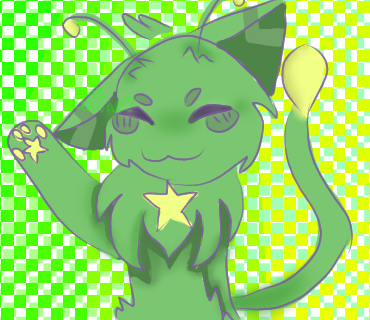 Gnarpy alien cat - ibisPaint
