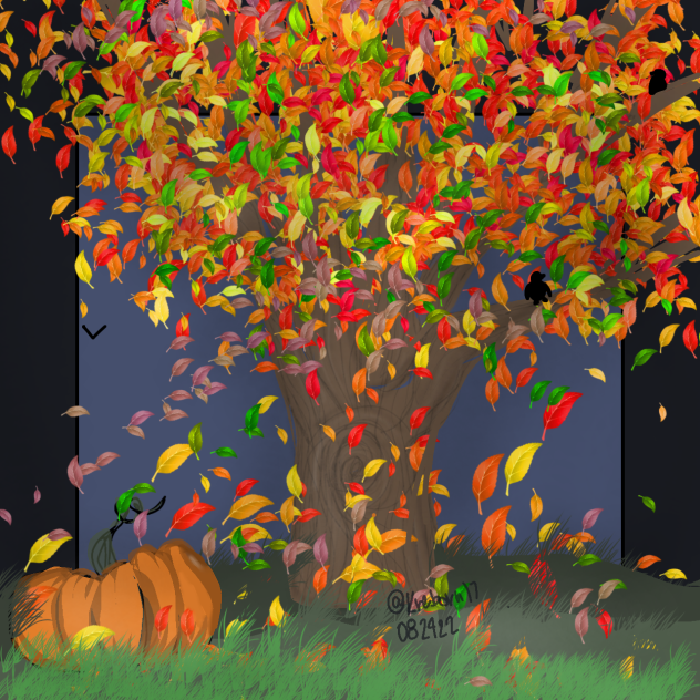 Falling Leaves - ibisPaint
