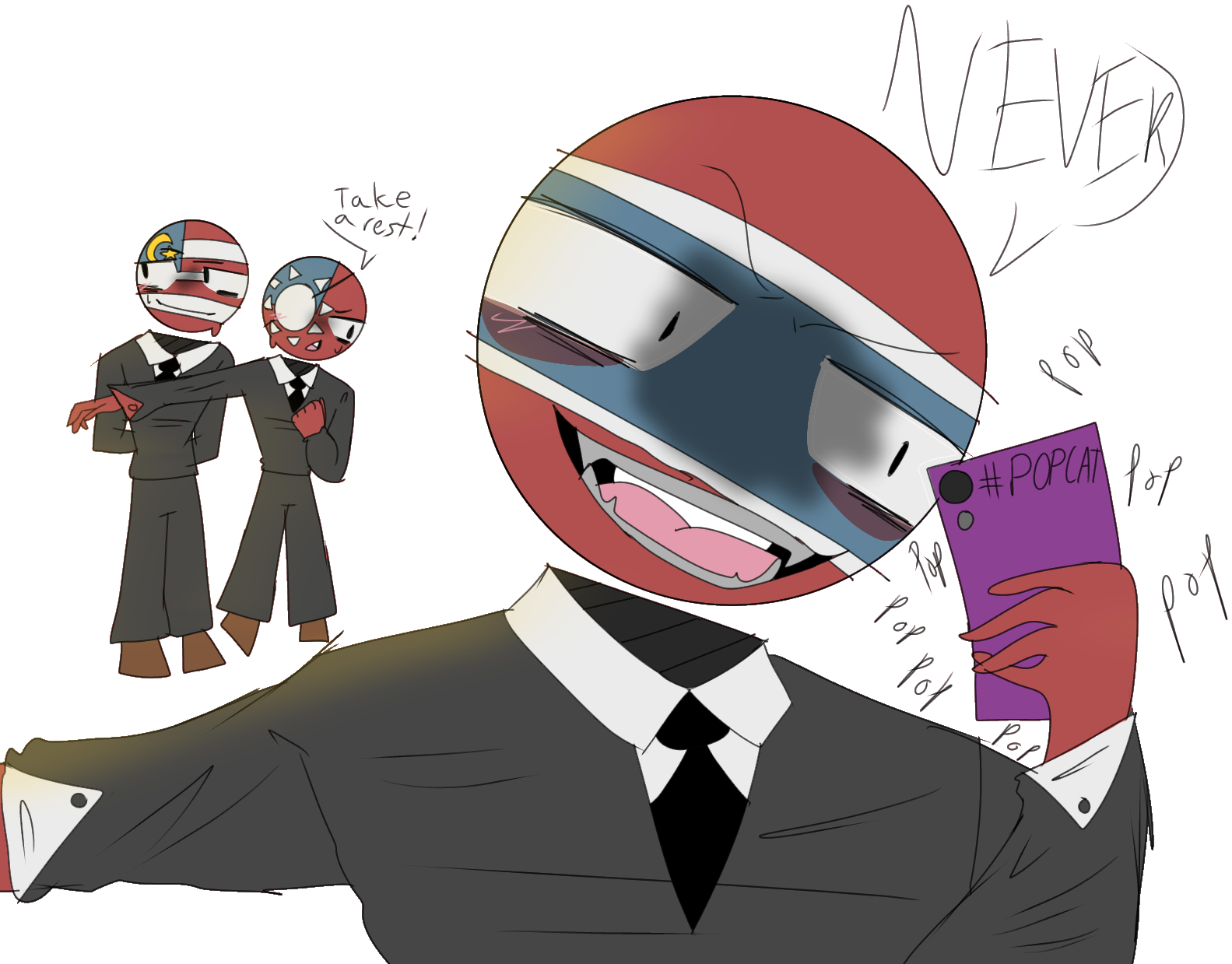 POPCAT BATTLES - ibisPaint