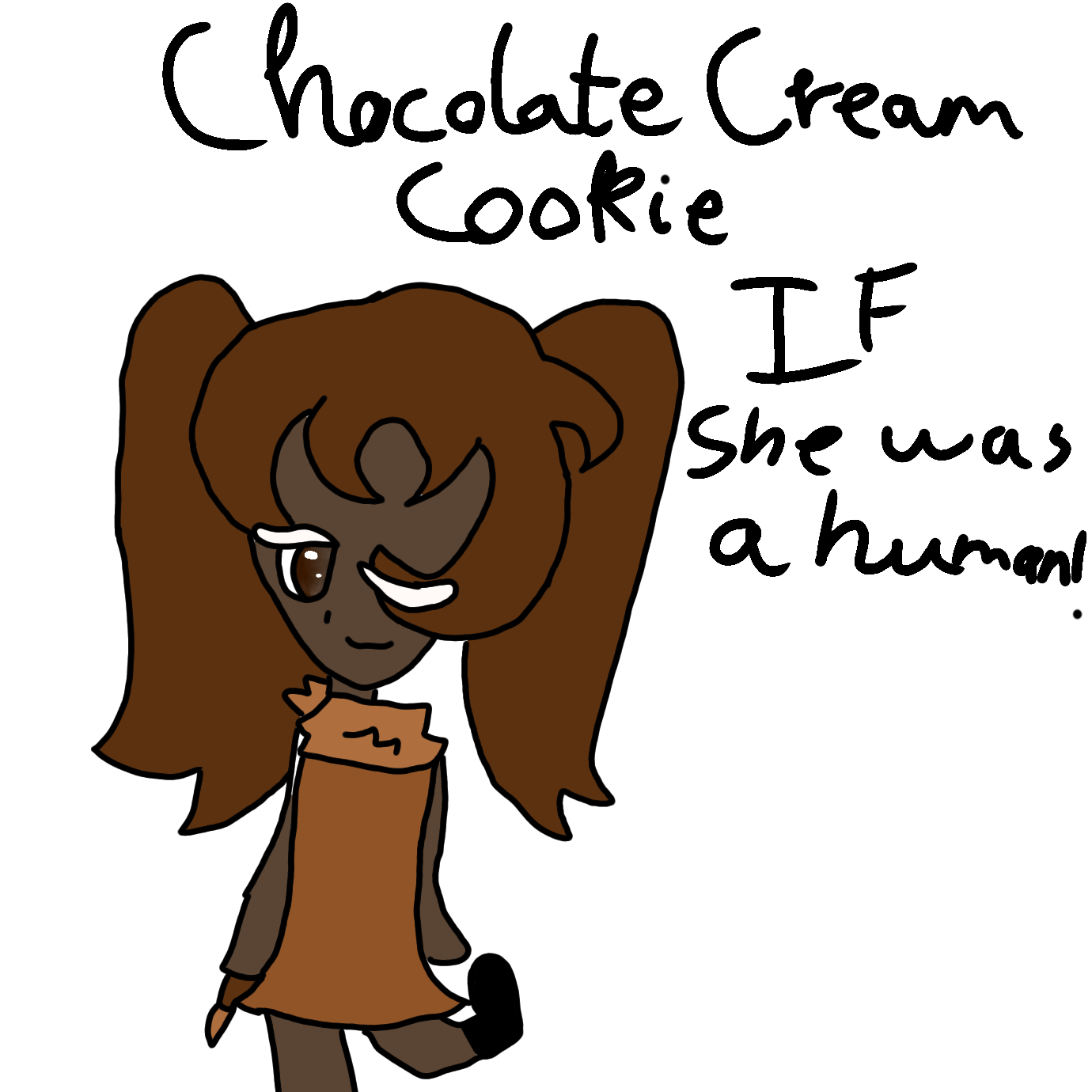 Chocolate Cream Cookie if.. - ibisPaint