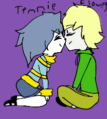 Flowy x Temmie - ibisPaint
