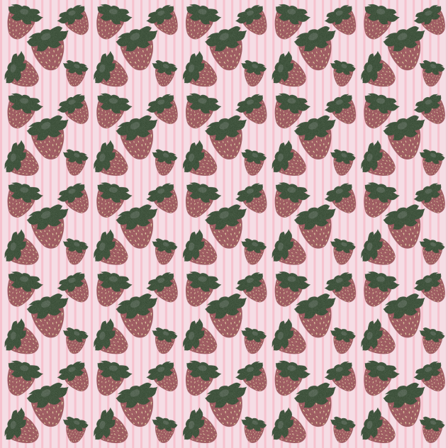 Strawberry Field Wallpaper Stripes - ibisPaint