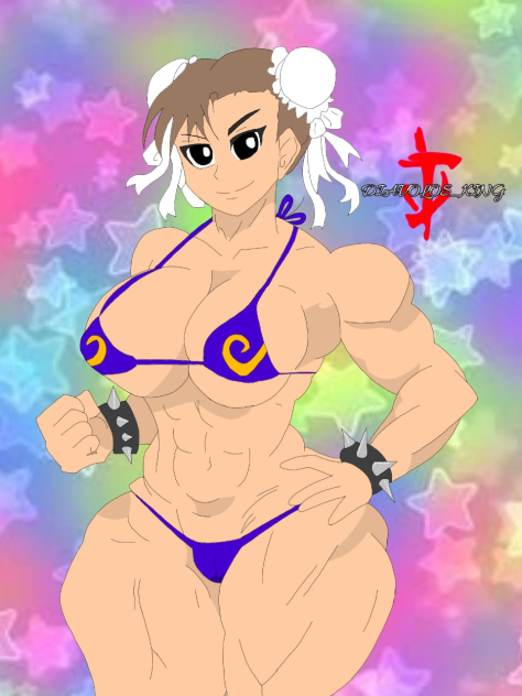 CHUN LI MUSCLE - ibisPaint