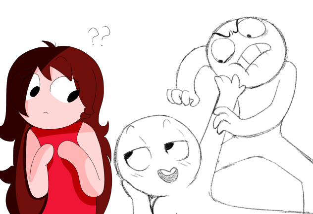 Flirting collab...I think - ibisPaint