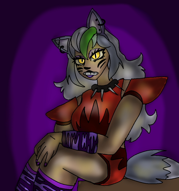 Roxanne wolf fnaf - ibisPaint