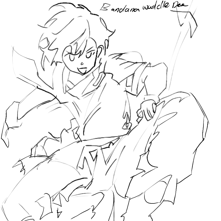 bandana waddle dee human - ibisPaint