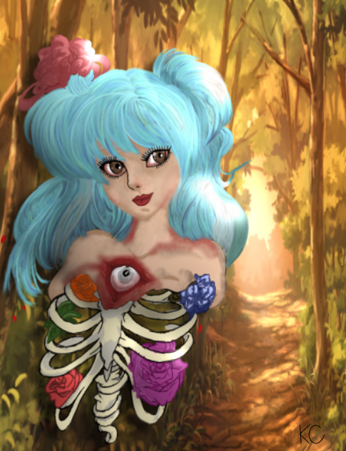 half dead zombie - ibisPaint