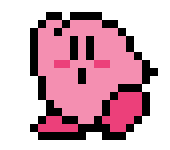 kirby 8 bit - ibisPaint