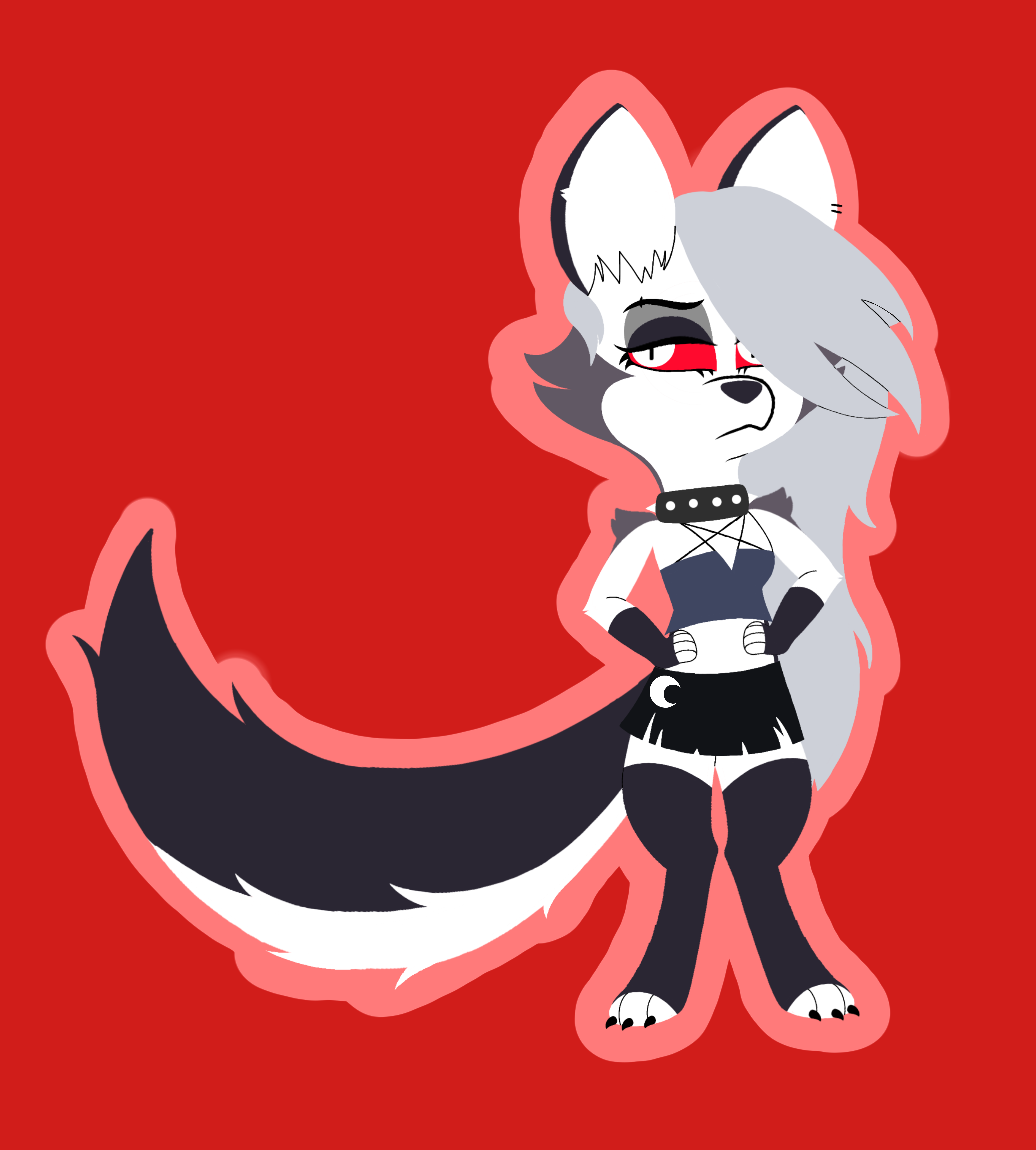 Loona (Helluva Boss FanArt) - ibisPaint