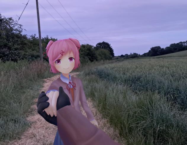 Out with Natsuki - ibisPaint