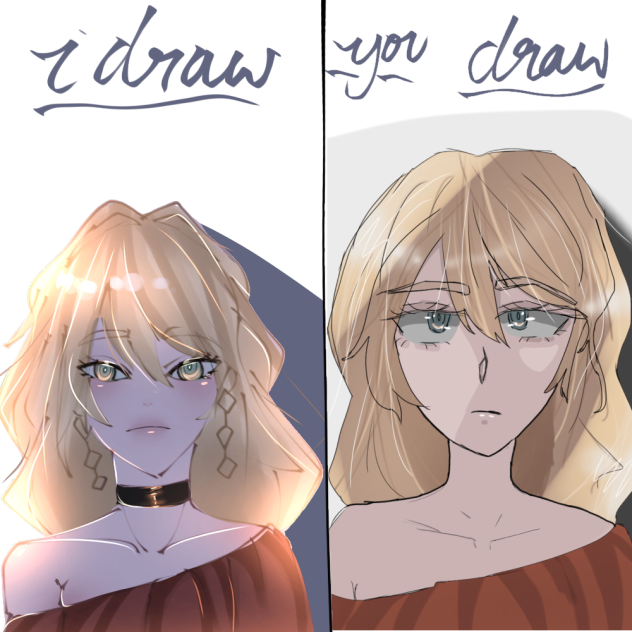 I draw, you draw collab w Safoora - ibisPaint