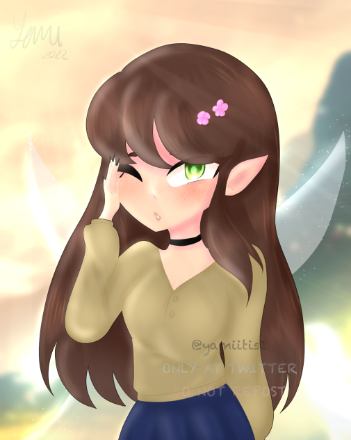 A fairy that is known on land - ibisPaint