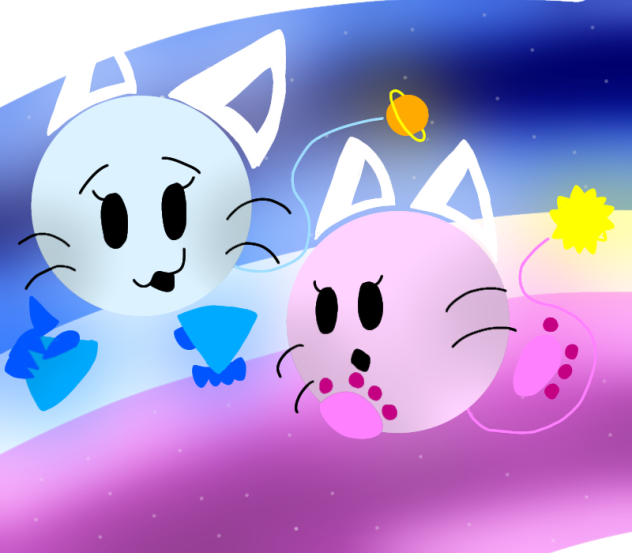 Galaxy Cats! - ibisPaint