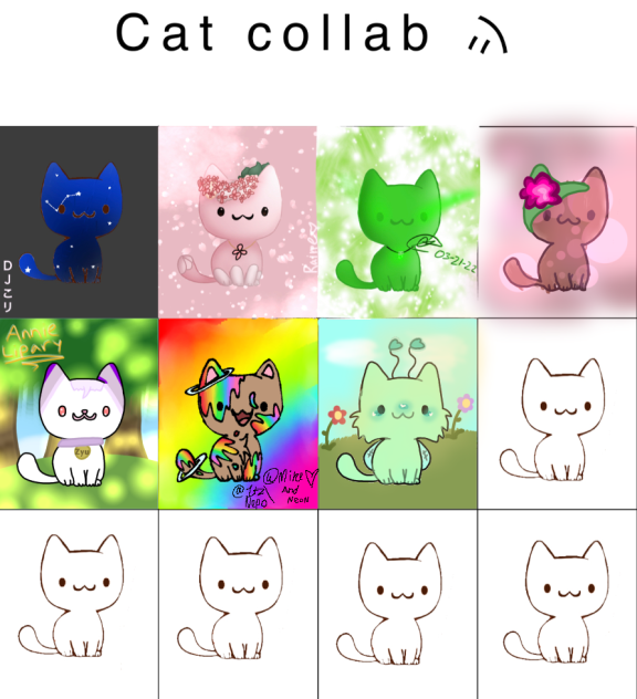 Cat collab - ibisPaint