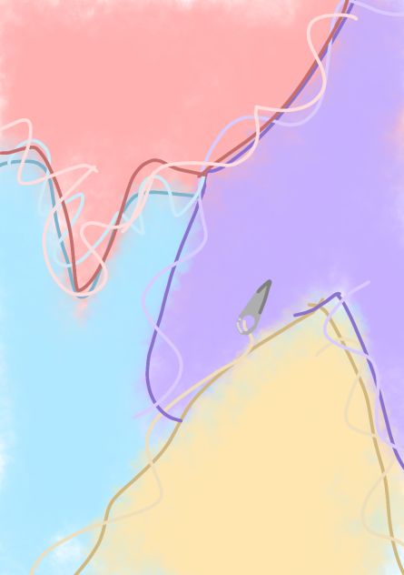 Through the needle - ibisPaint