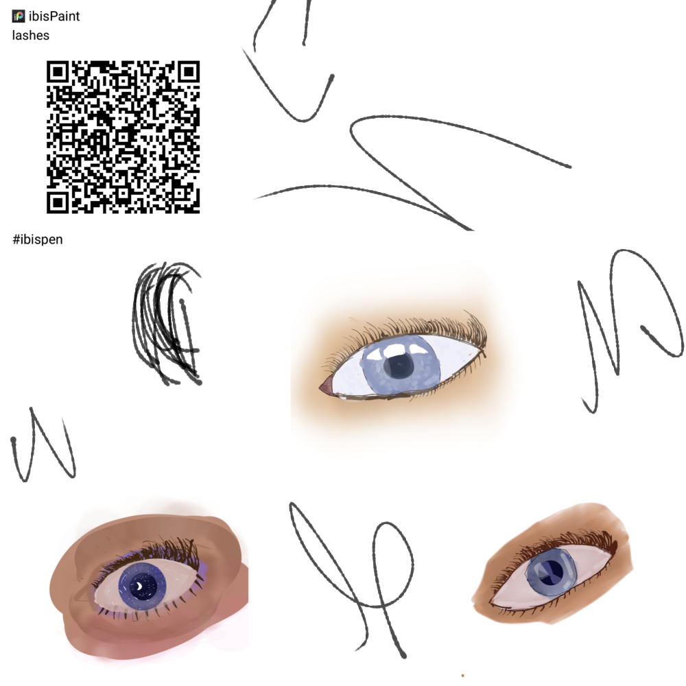eyelash brushy cx - ibisPaint