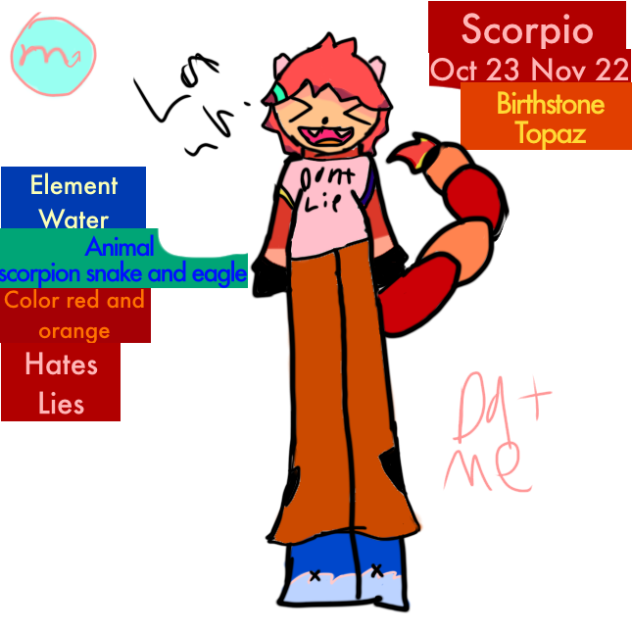 Zodiac sign, Scorpio - ibisPaint