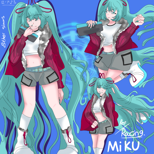 Racing Miku (TTD) - ibisPaint