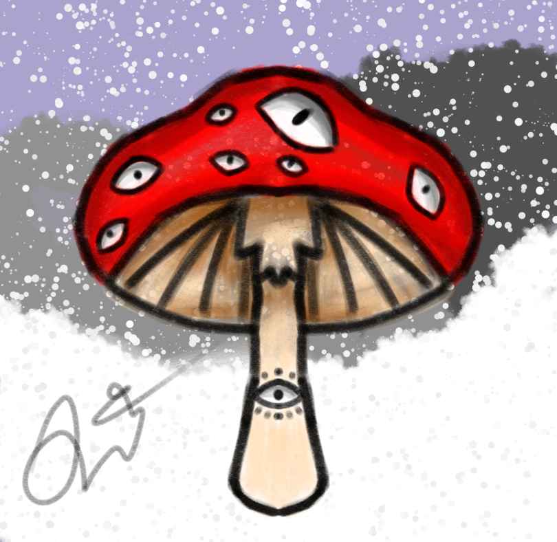 Weirdcore mushroom - ibisPaint