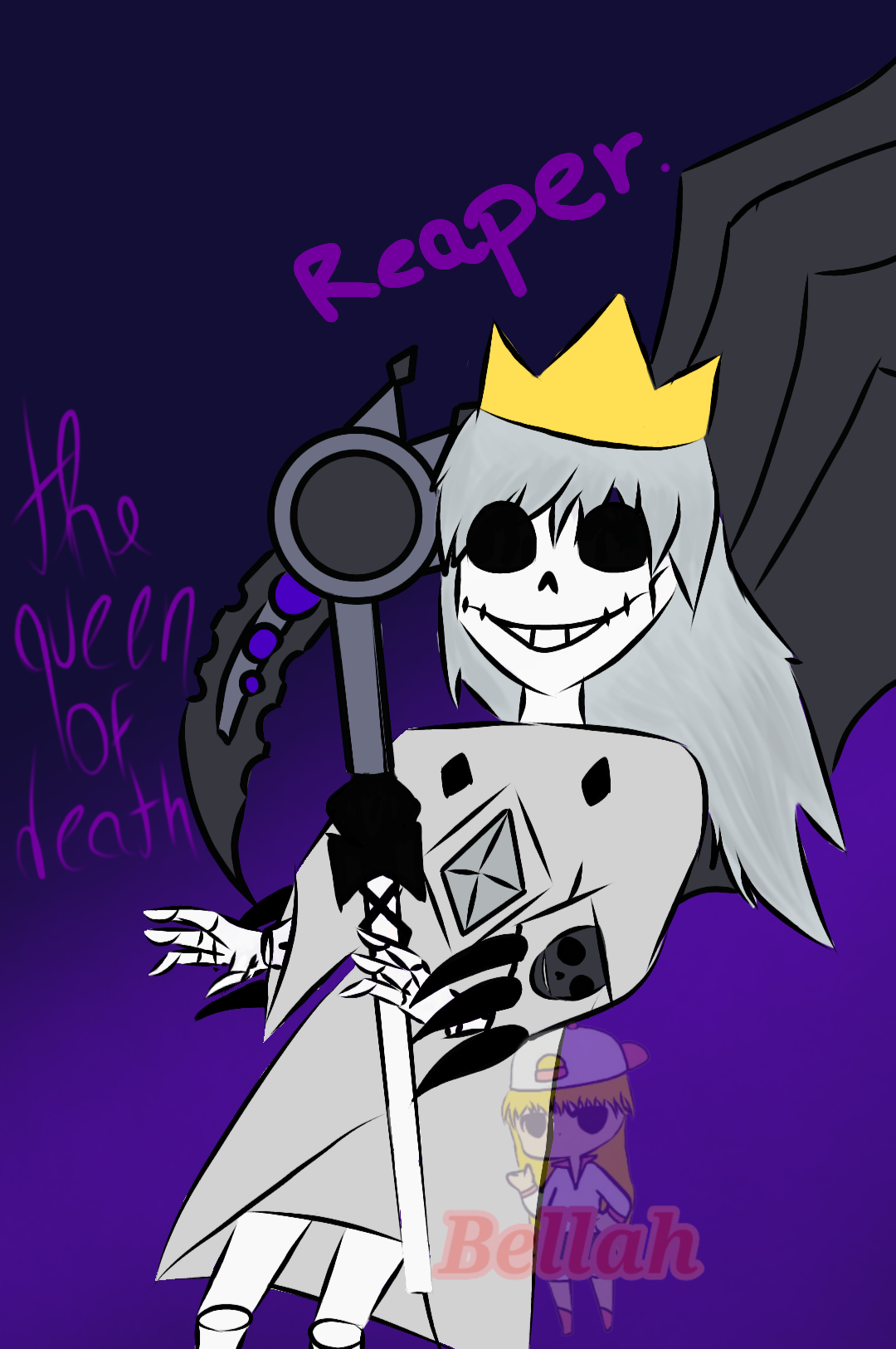 Reaper. The queen of death - ibisPaint