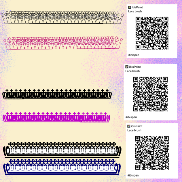 Lace Brushes ( •ᴗ• ) - ibisPaint