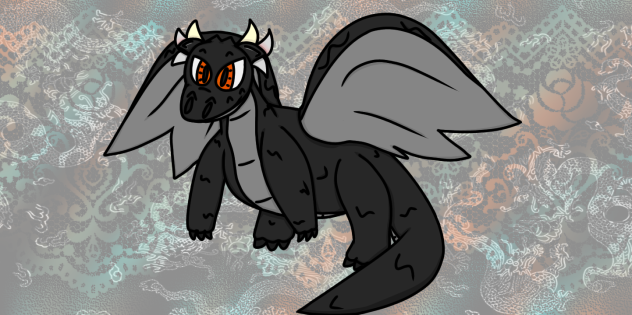 Erembour. The black-shadow dragon2 - ibisPaint