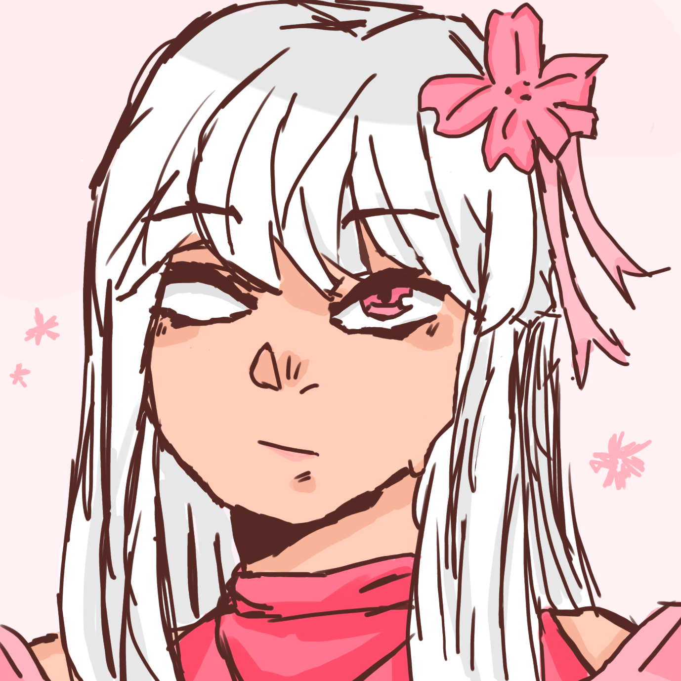 half blind eye blossom - ibisPaint