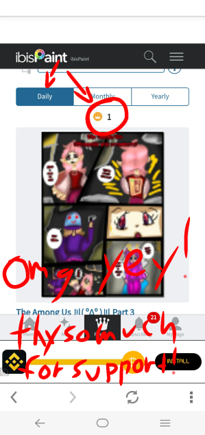 OMG THANK YOU GUYS SO MUCH!! 💕👑 - ibisPaint