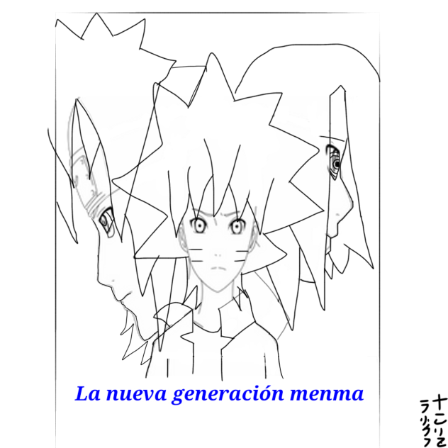 menma Sasuke Naruto - ibisPaint