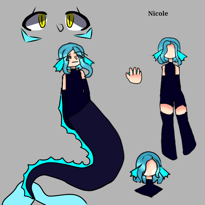 Nicole character WIP - ibisPaint