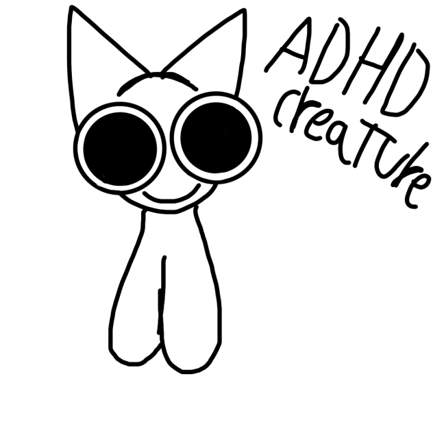 ADHD creature - ibisPaint