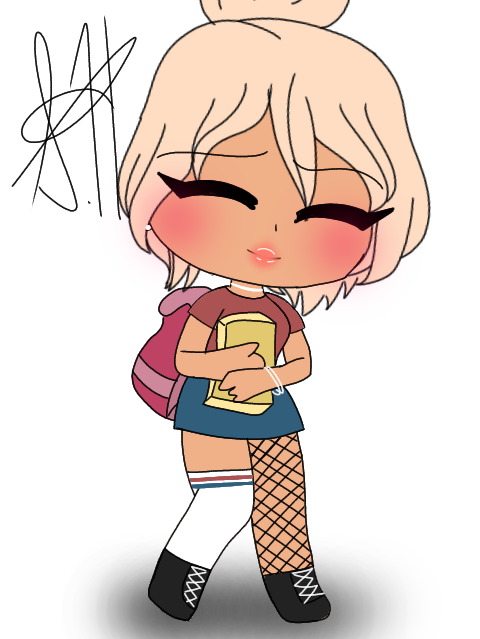 Shy gacha girl - ibisPaint