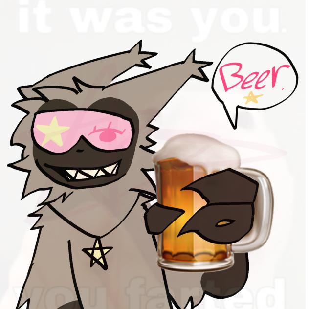 Starlight with beer - ibisPaint
