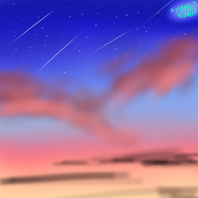Sunset Clouds 2 - ibisPaint