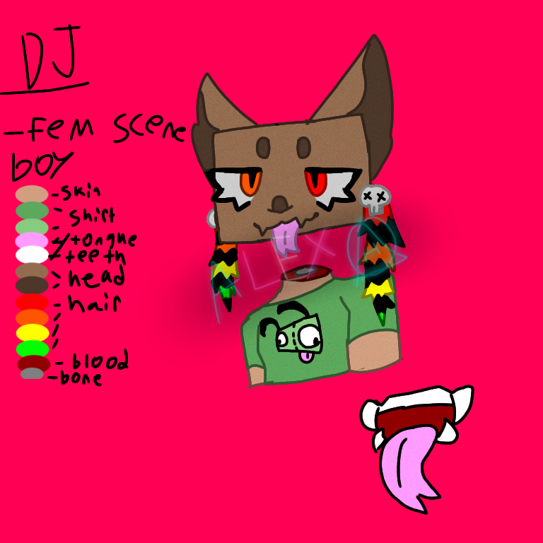 cardboard fursuit ref - ibisPaint