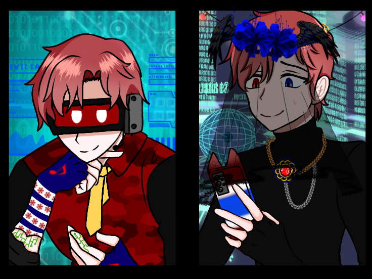 RoboCop! Cale & Oc'! Cale - ibisPaint