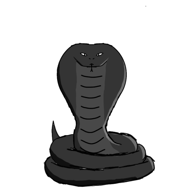 cobra naja preta - ibisPaint